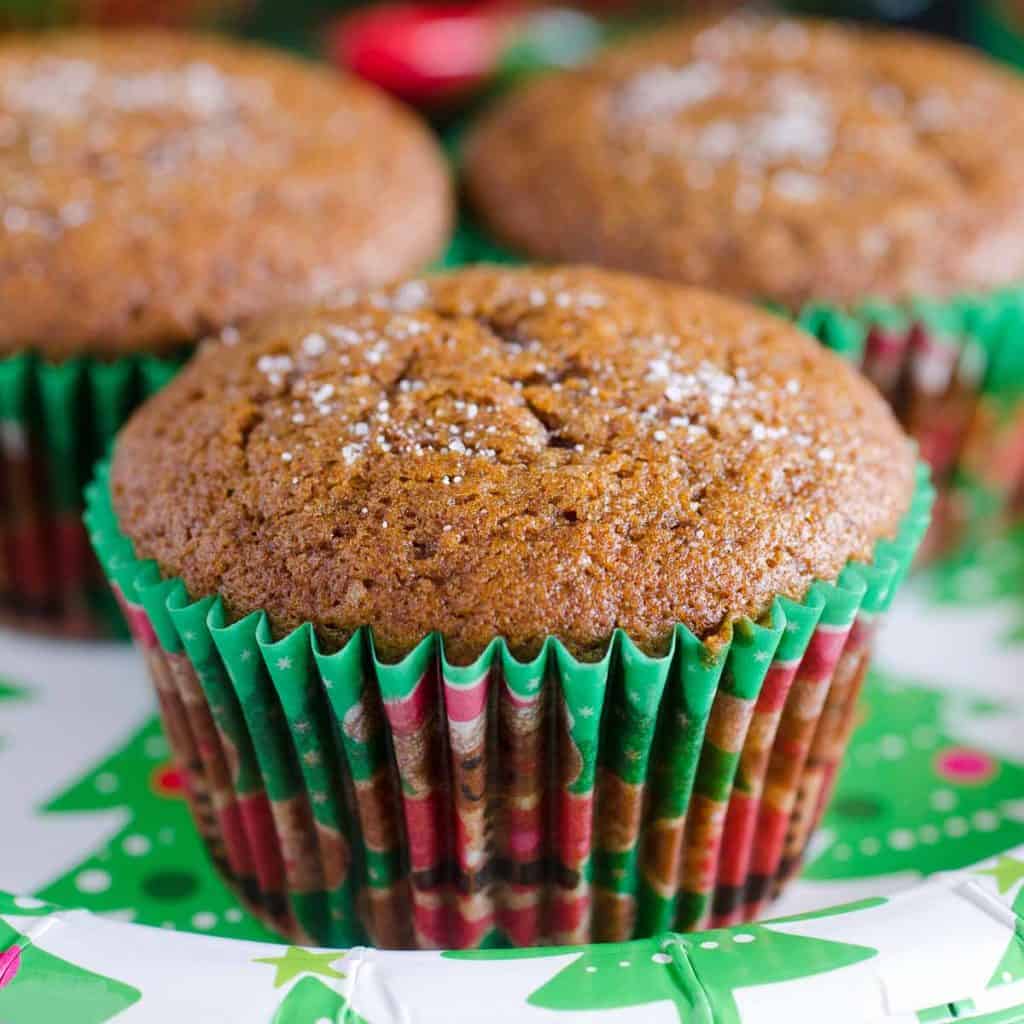 Easy Gingerbread Muffins - Make for Christmas brunch!