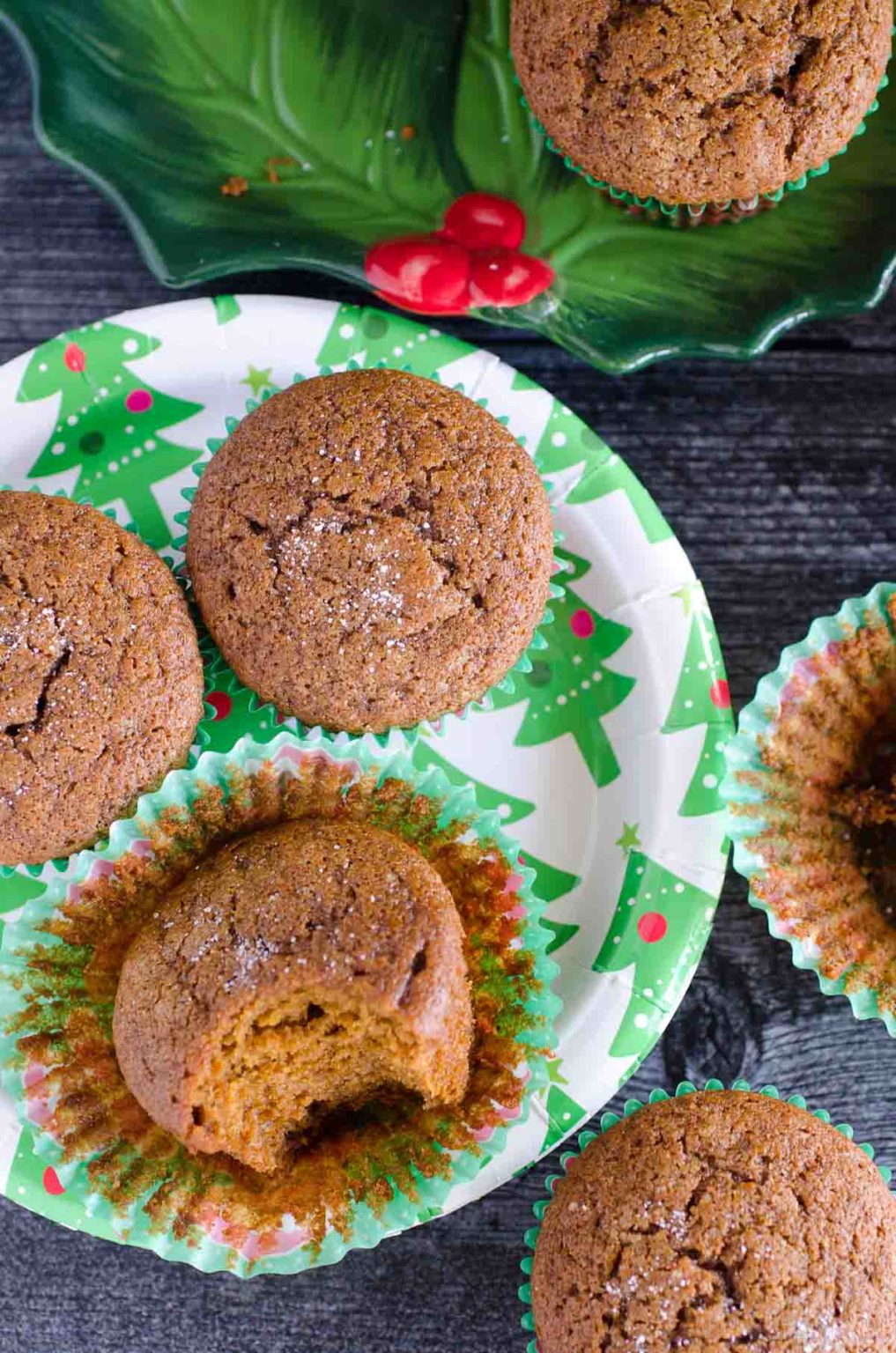 Easy Gingerbread Muffins - Make for Christmas brunch!