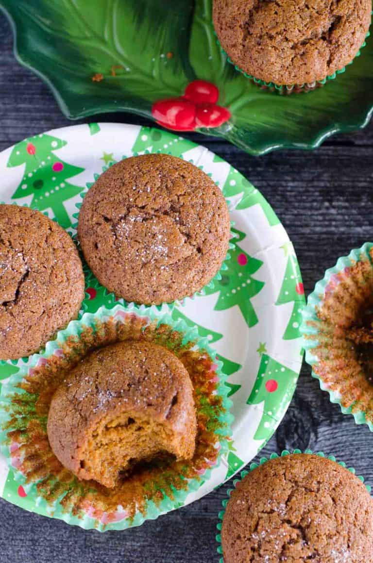 Easy Gingerbread Muffins - Make for Christmas brunch!