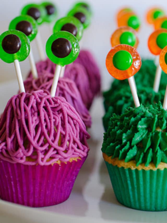 Monster Cupcakes Tutorial Story - Easy Recipes for Family Time - Seeded ...