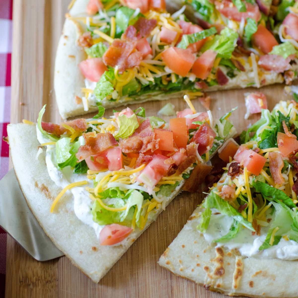 Cheesy BLT Cold Pizza