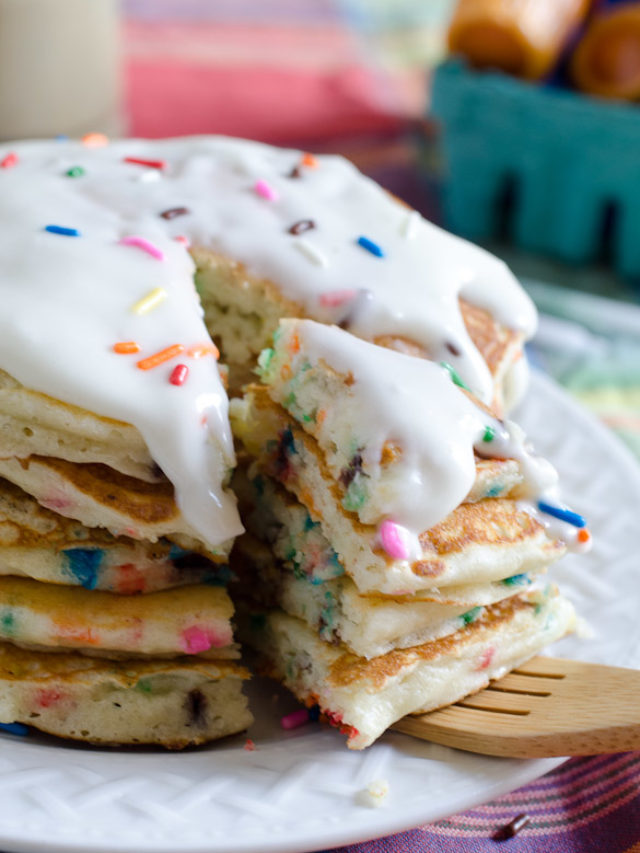 Birthday Cake Pancakes Story - Easy Recipes for Family Time - Seeded At ...