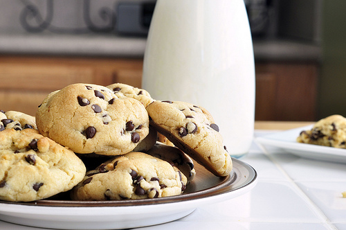 My Favorite Puffy Chocolate Chip Cookies