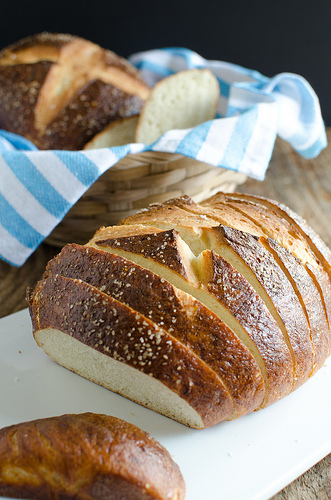 Sliced Pretzel Bread - Easy Recipes for Family Time - Seeded At The Table