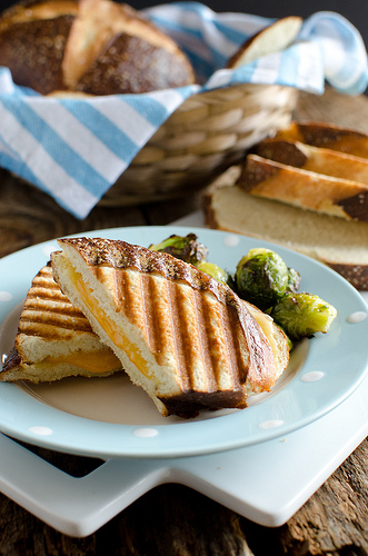 Grilled Cheese Panini on Pretzel Bread - Easy Recipes for Family Time ...