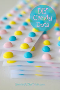 DIY Homemade Candy Dots, or Candy Buttons, and Candy Hearts