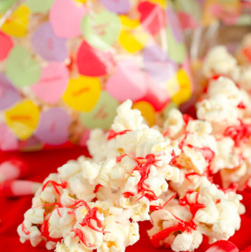 Valentine Caramel Candy Corn Popcorn