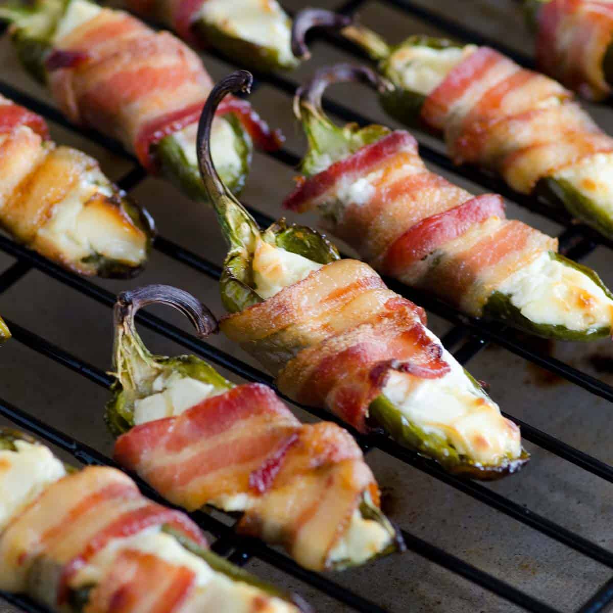 Bacon Wrapped Jalapeno Poppers -The ultimate game day snack!