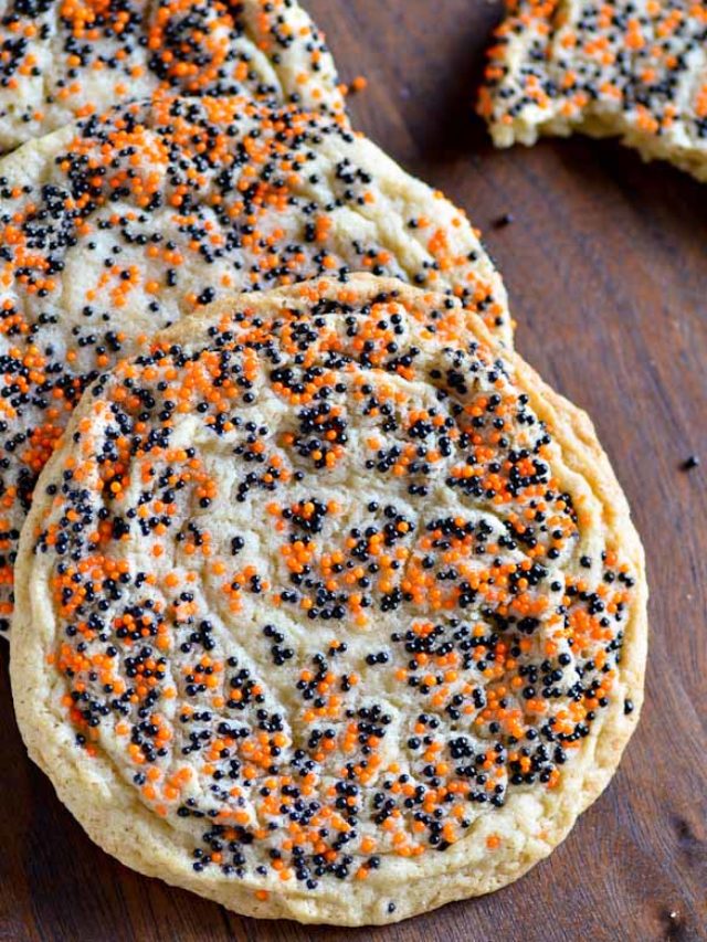 Giant Halloween Sprinkles Sugar Cookies Story - Easy Recipes for Family ...
