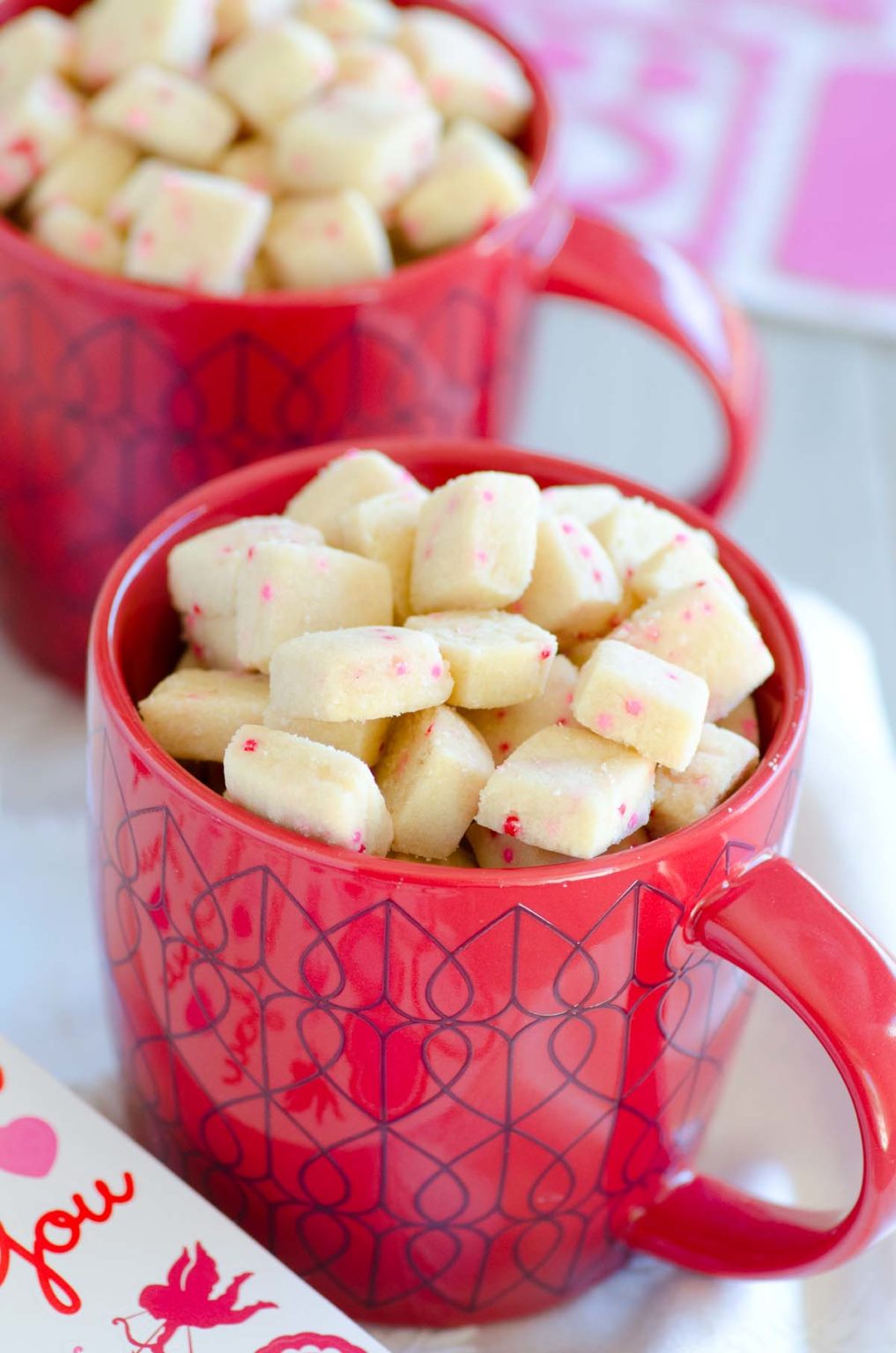 Cupid Bites - EASY Valentine's Day Shortbread Cookies