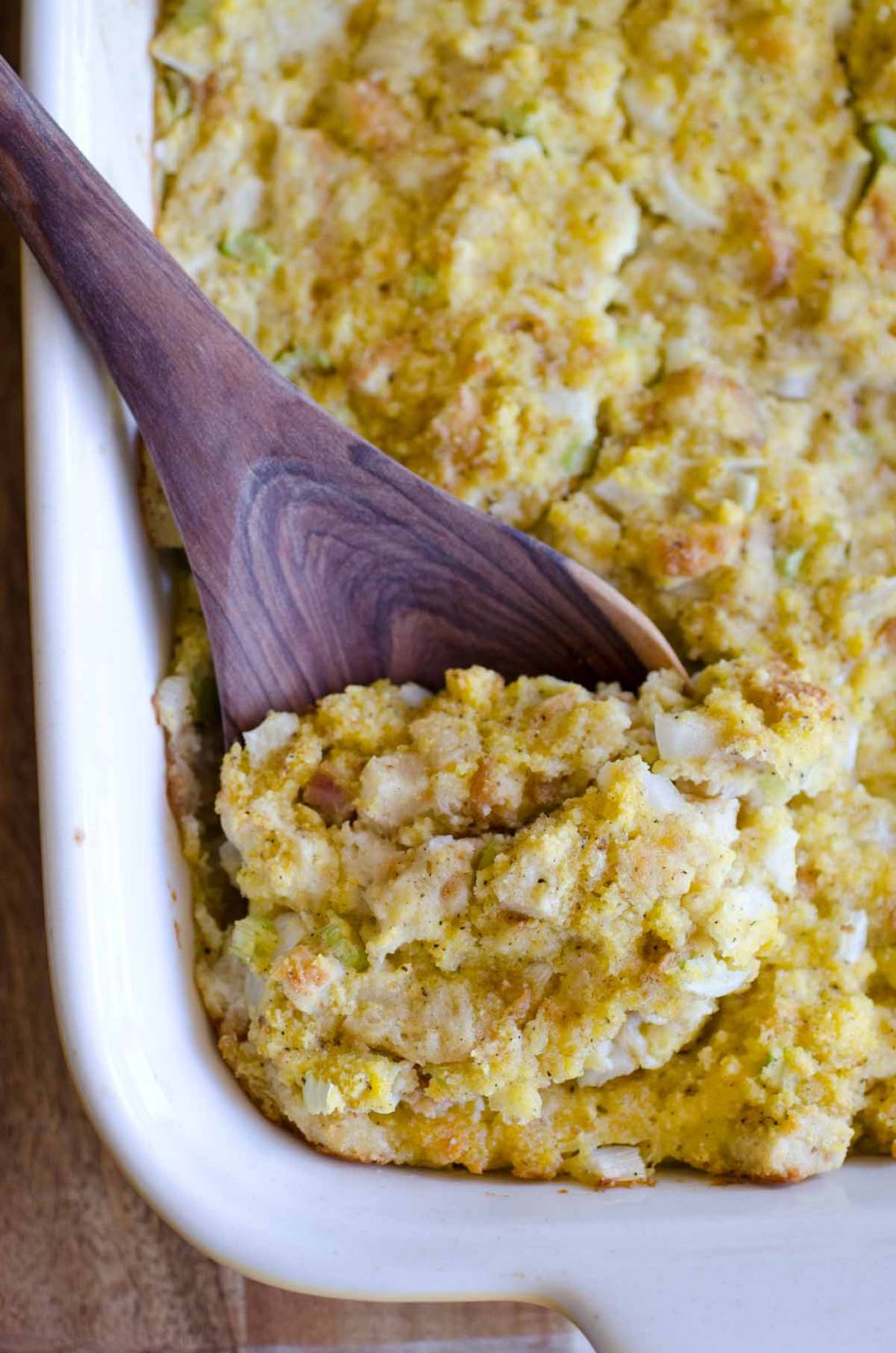 Easy Cornbread Dressing - Use Jiffy or homemade, your choice!