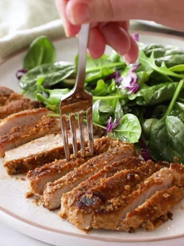 Almond Crusted Pan Fry Pork Chops Story - Easy Recipes for Family Time ...