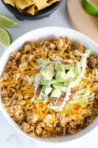 One Pot Taco Rice Dinner