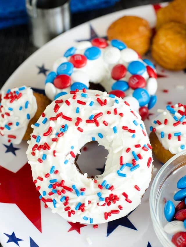 Stars and Stripes Biscuit Donuts Story - Easy Recipes for Family Time ...