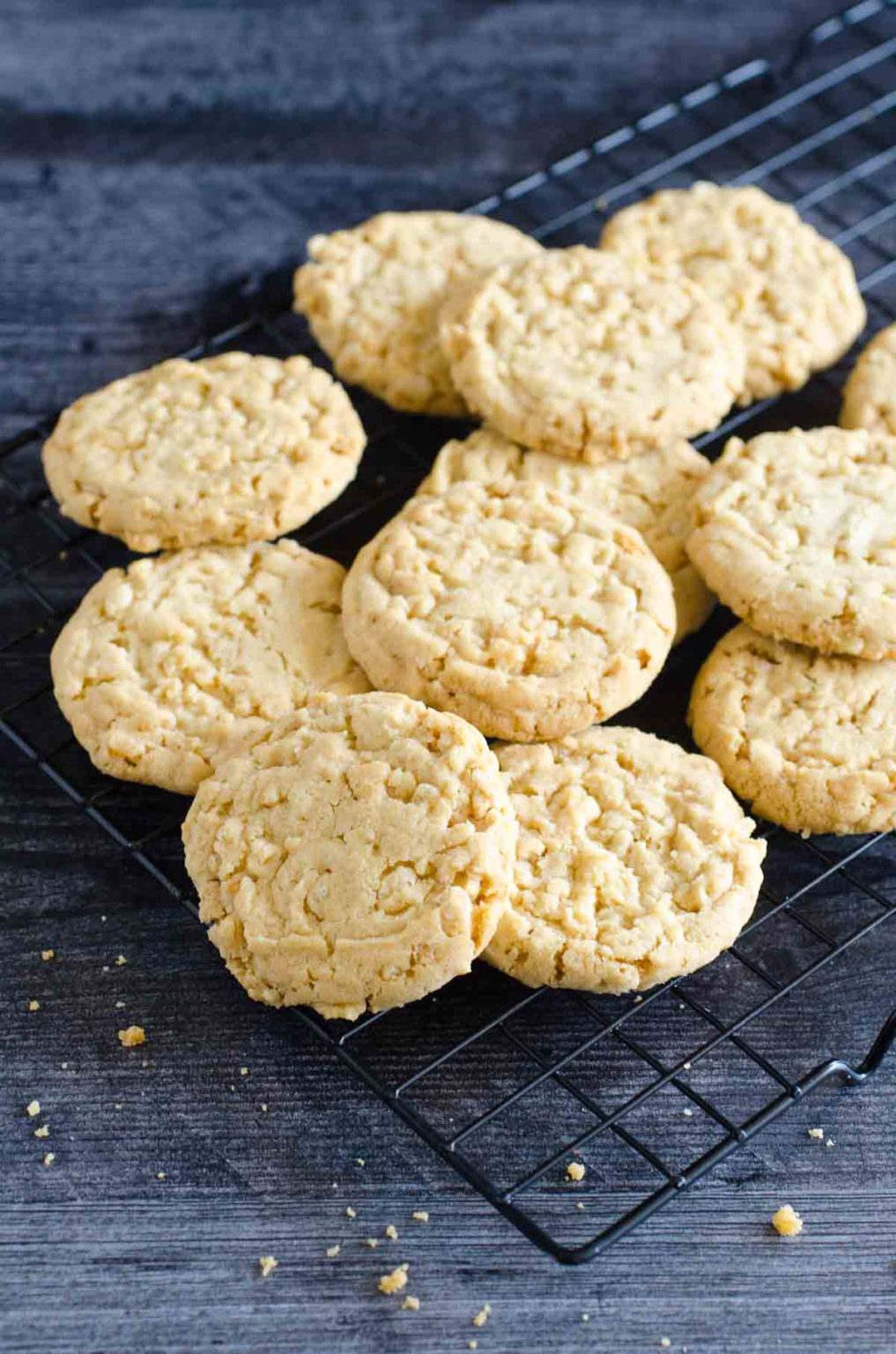 Rice Krispie Cookies - EASY, THIN and CRISPY Sugar Cookies
