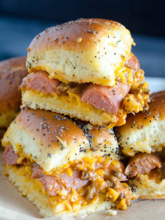 Baked Chili Dog Sliders Recipe Story - Easy Recipes for Family Time ...