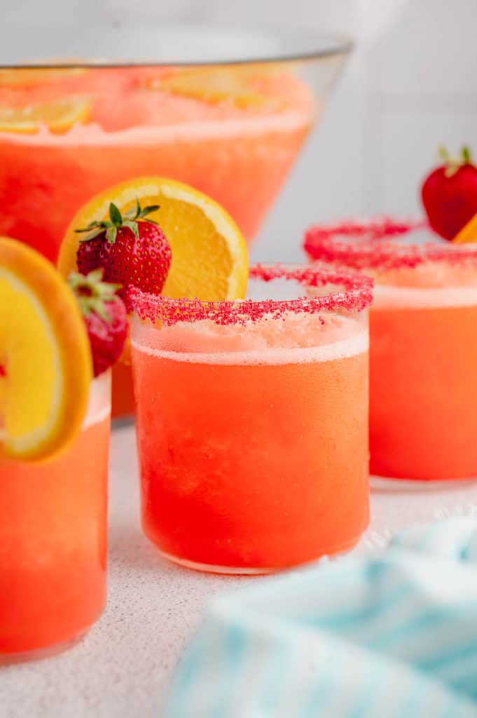 Red Slush Punch - Easy holiday punch recipe!