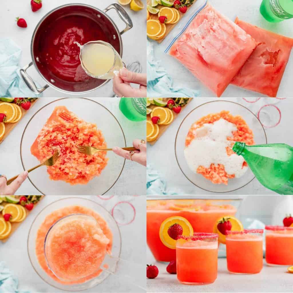 Red Slush Punch - Easy holiday punch recipe!