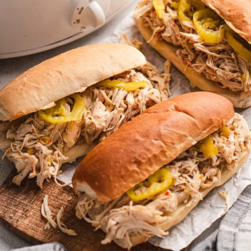 Crock Pot Italian Shredded Chicken